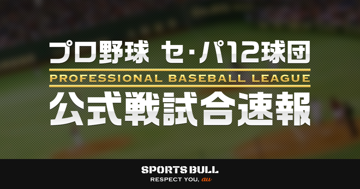 2026年3月31日日程・結果 - プロ野球 セ・パ12球団 速報 & データ | スポーツブル (スポブル)